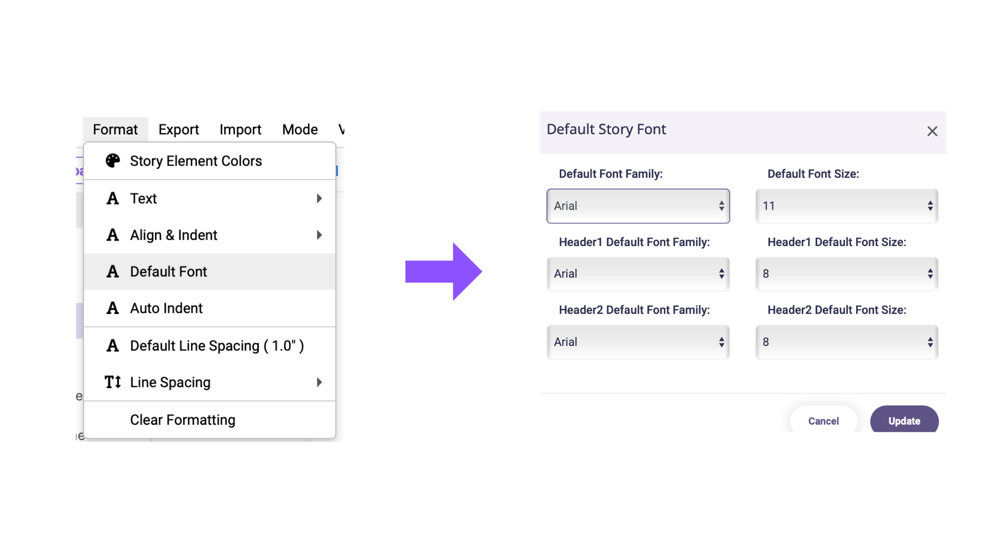 changing-default-fonts-livingwriter