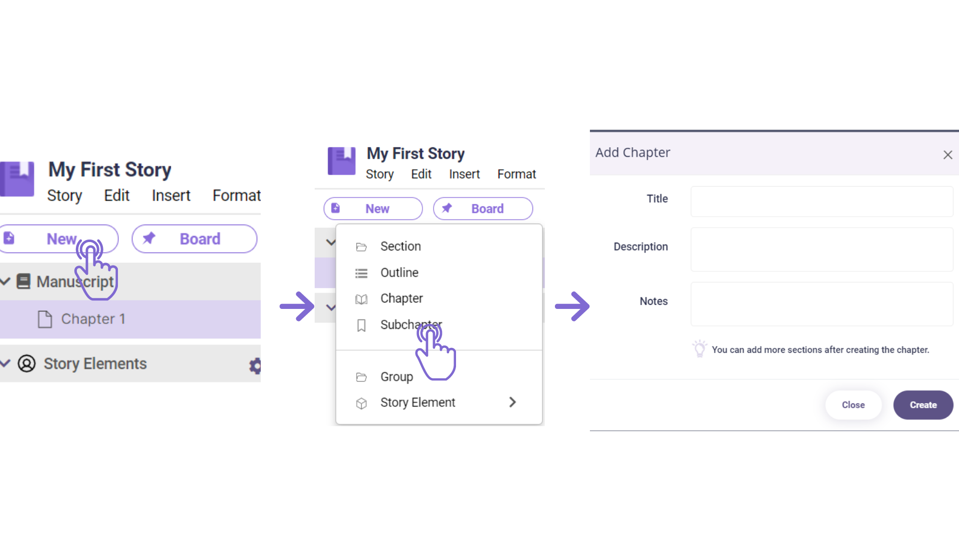 How To Create Chapters Subchapters And Outlines LivingWriter How To Create Chapters Subchapters And Outlines LivingWriter